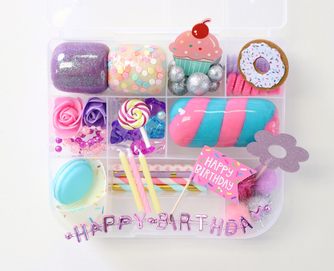 Birthday Candyland Playdough Kit, Sensory Playdough Kit, Birthday Girl ...