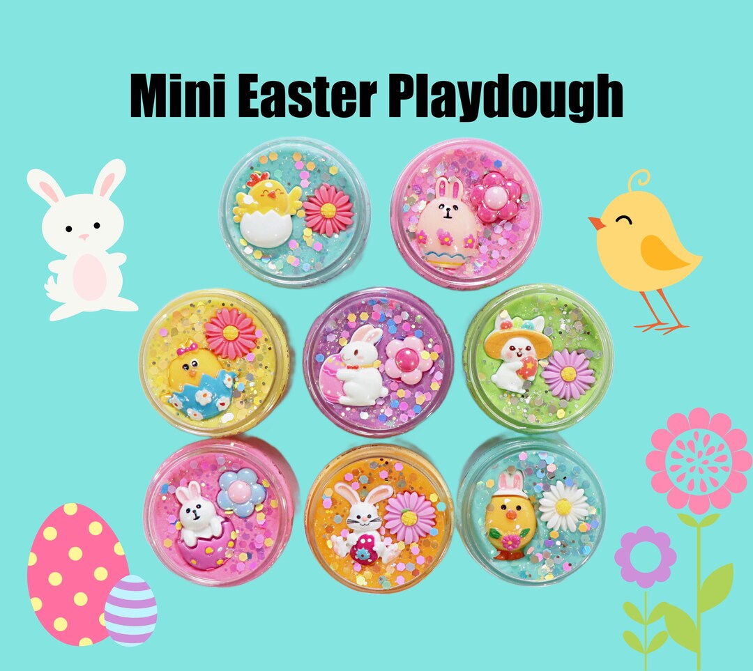 Easter Playdough Kit, Sensory Kit, Playdoh Kit, Easter Playdough Jar ...