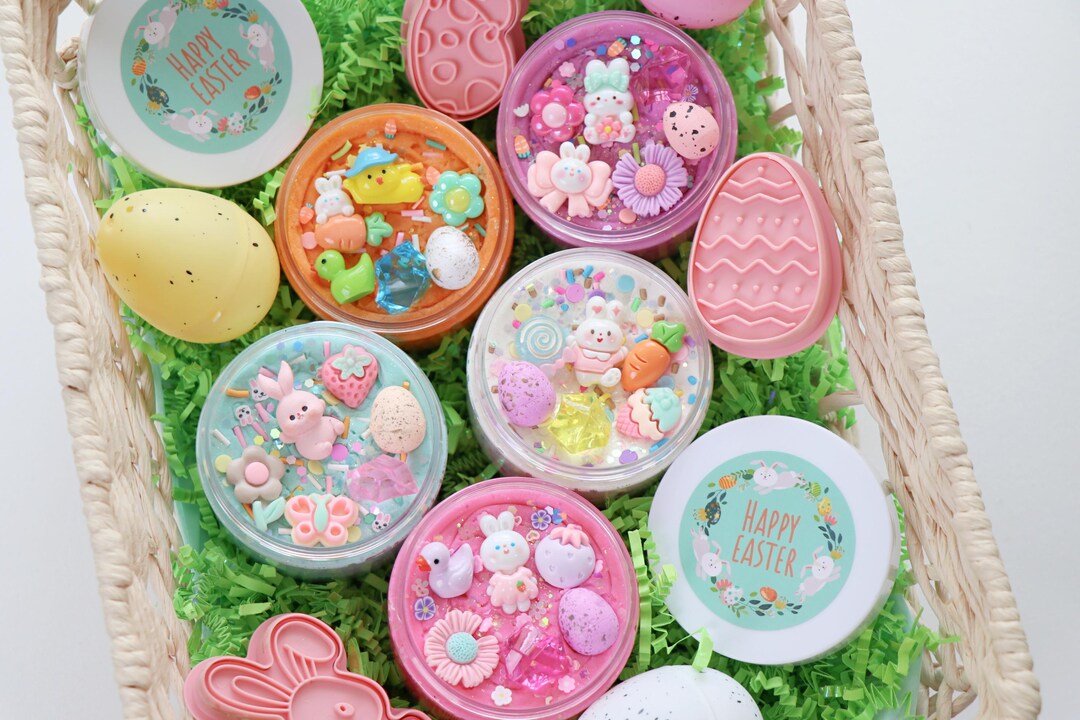 Easter Playdough, Spring Sensory Playdough Kits, Easter Gift for Kids ...