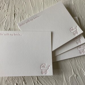 Letterpress Baby Announcement / Baby Cards / Custom Nursery Cards ...