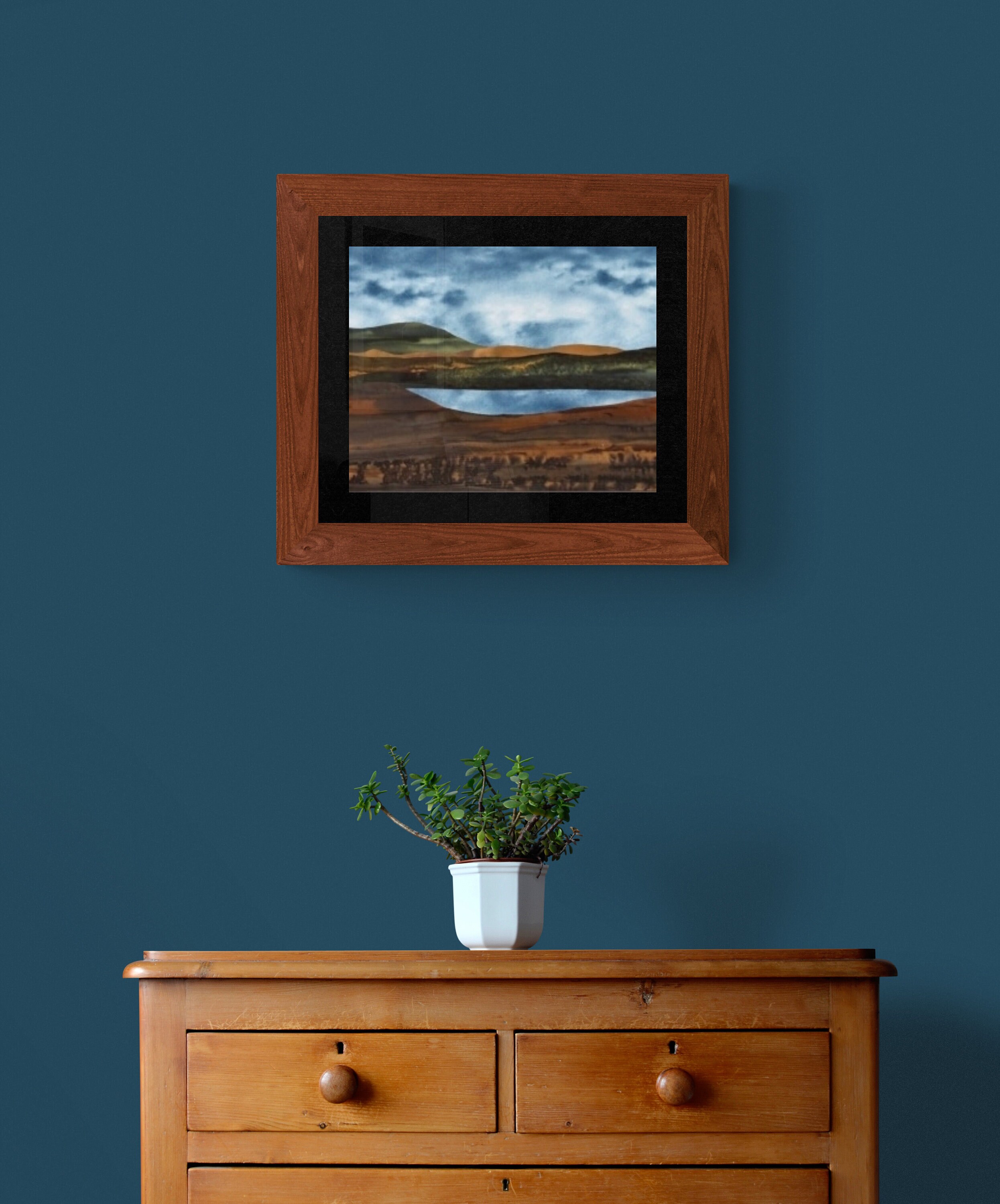 Oasis Fabric Landscape Pattern - Etsy