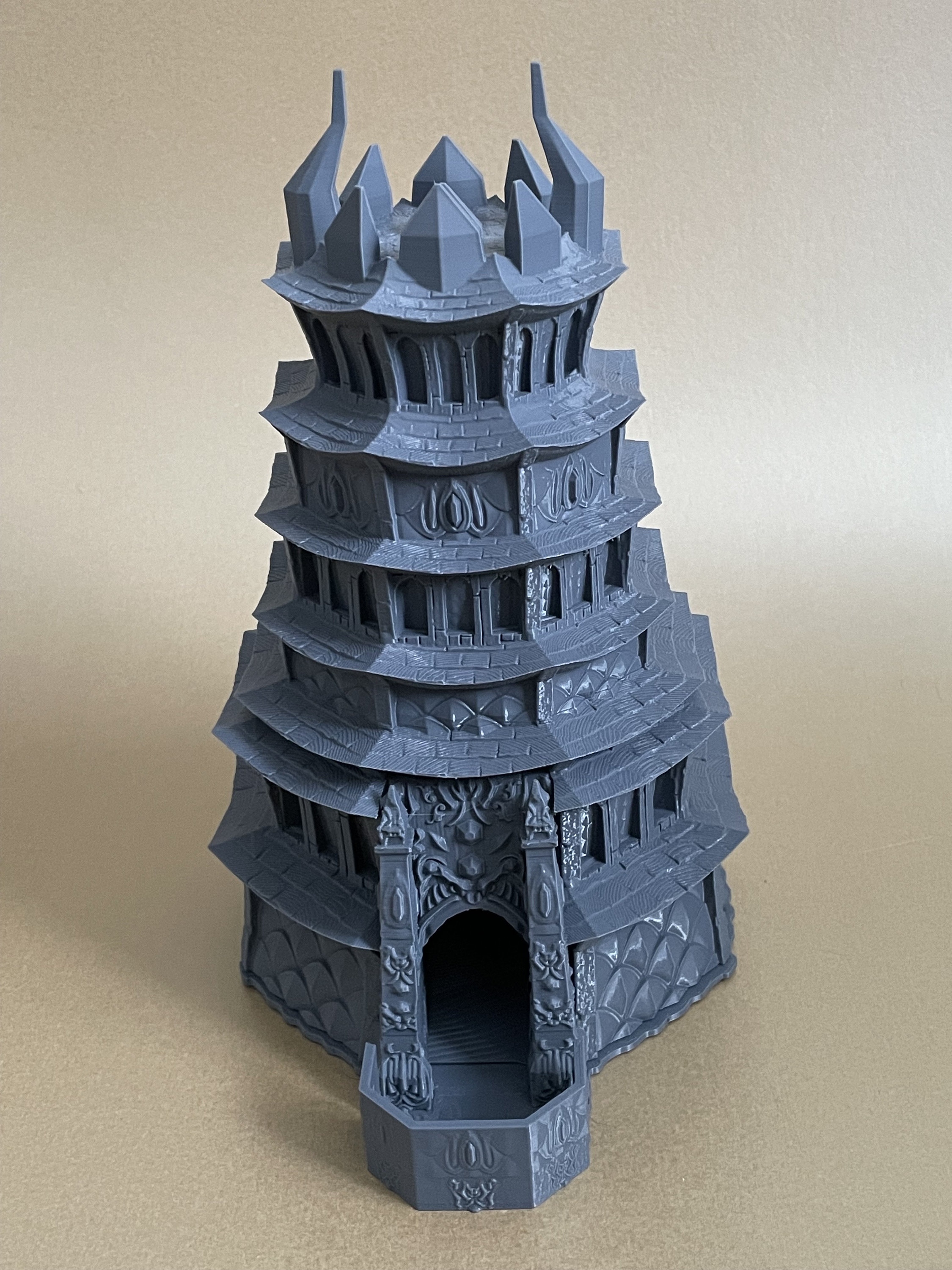 Drow Tower 3D Printed Dice Tower: Immersive Dice Rolling for - Etsy