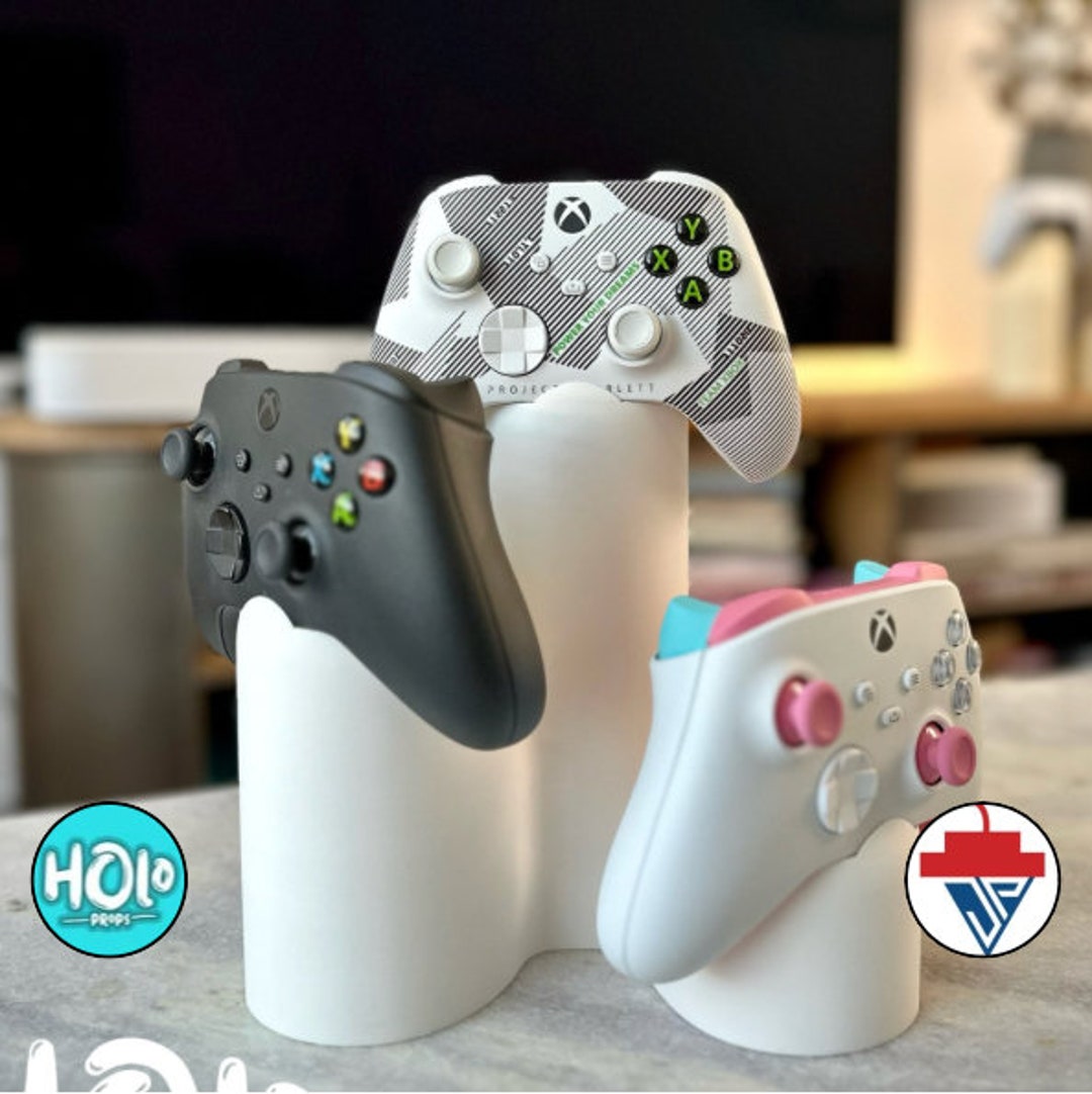 Modern Triple Controller Stand - Custom Design | 28 Colors | Jago's ...