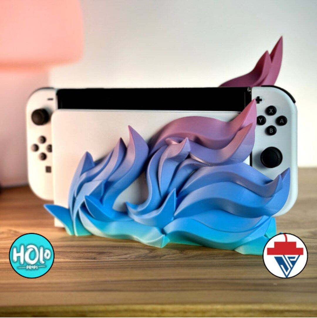 Flame-shaped Nintendo Switch Dock Cover Custom 3D Printed - Etsy