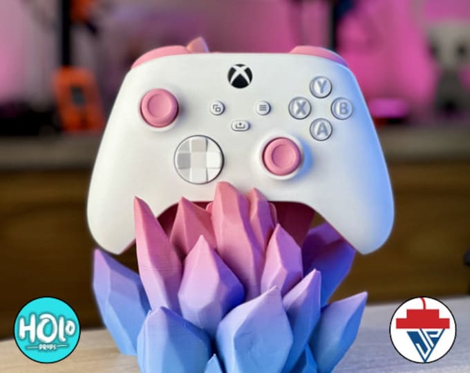 Crystal-shaped Controller Stand Custom Design 28 Colors Jago's Prints ...