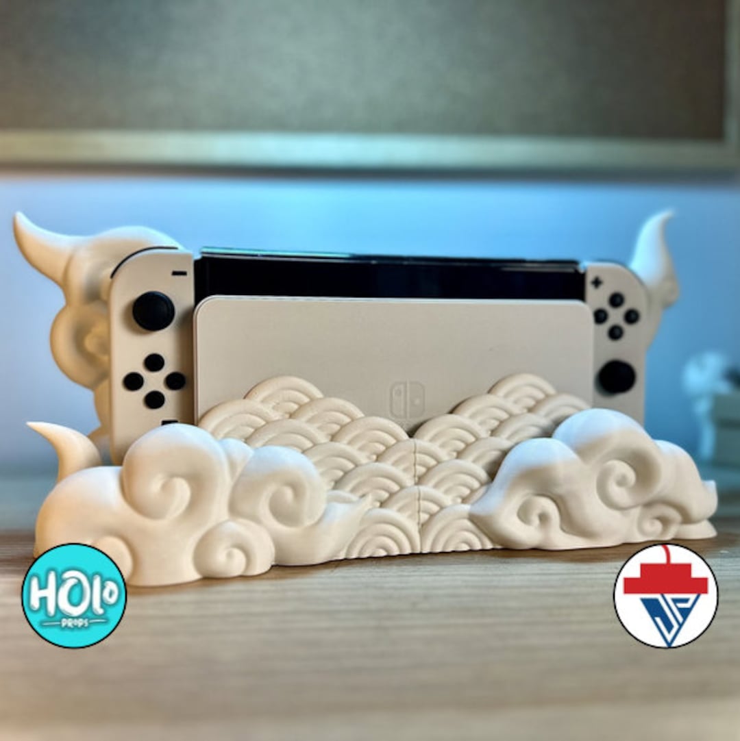 Cloud Shaped Nintendo Switch Dock Stand – Cute 3D Printed Console ...