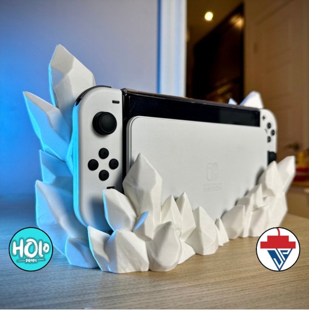 Crystal Shaped Nintendo Switch Dock Stand – Fantasy 3D Printed Console ...