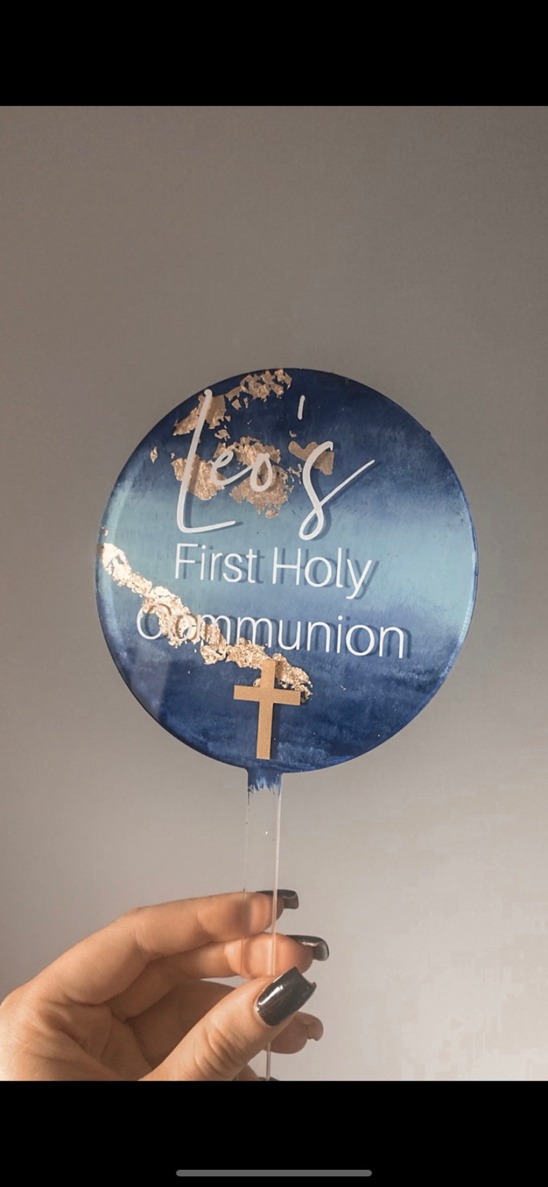 Ombré Birthday Cake Topper Cake Topper Birthday Cake Topper Cake ...