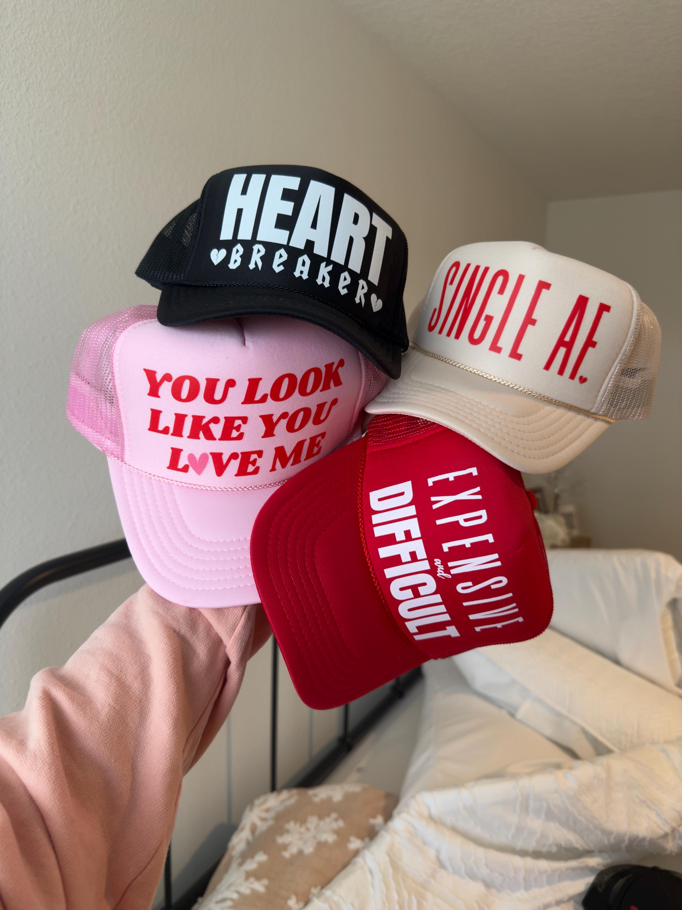 Valentine Trucker Hat, Funny Valentine's Day Galentine Party Gift, XOXO ...