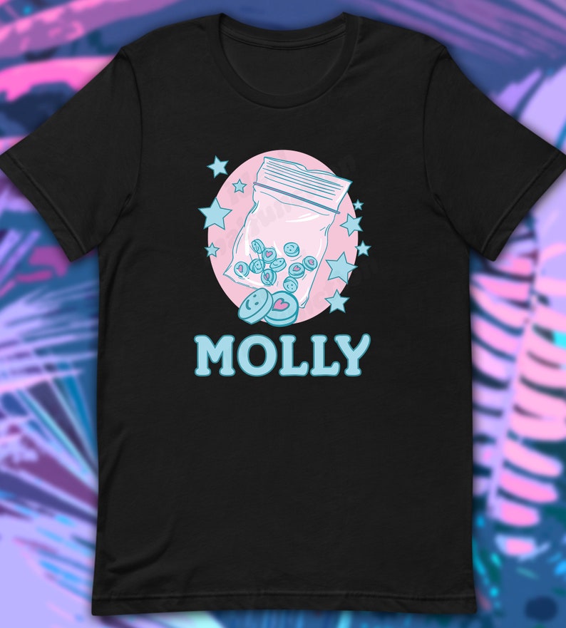 Molly Ecstasy MDMA Shirt, Aesthetic Pastel Tee, Cute Rave Outfit, Gift ...