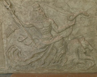 Bas Relief Poséidon - Etsy