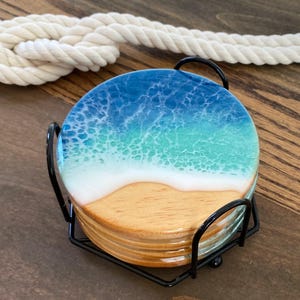 Beach Coasters (set of 4) - Etsy