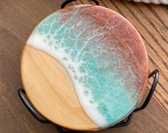 Beach Coasters (set of 4) - Etsy