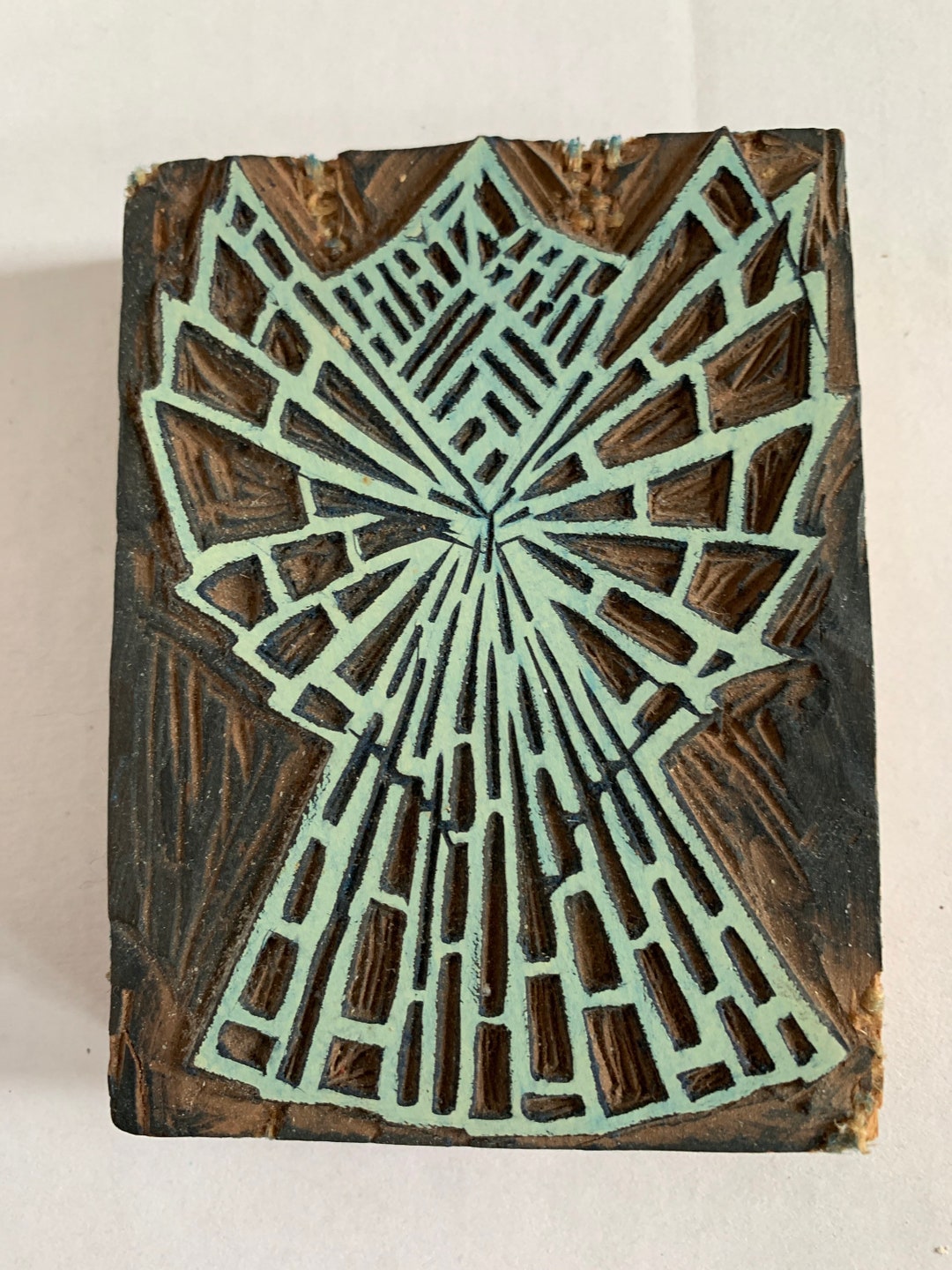 Linoleum Cut of an Angel: Make Your Own Holiday Cards - Etsy