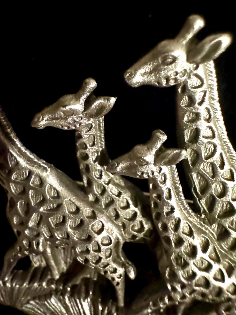 Giraffe Pin, Pewter - Etsy