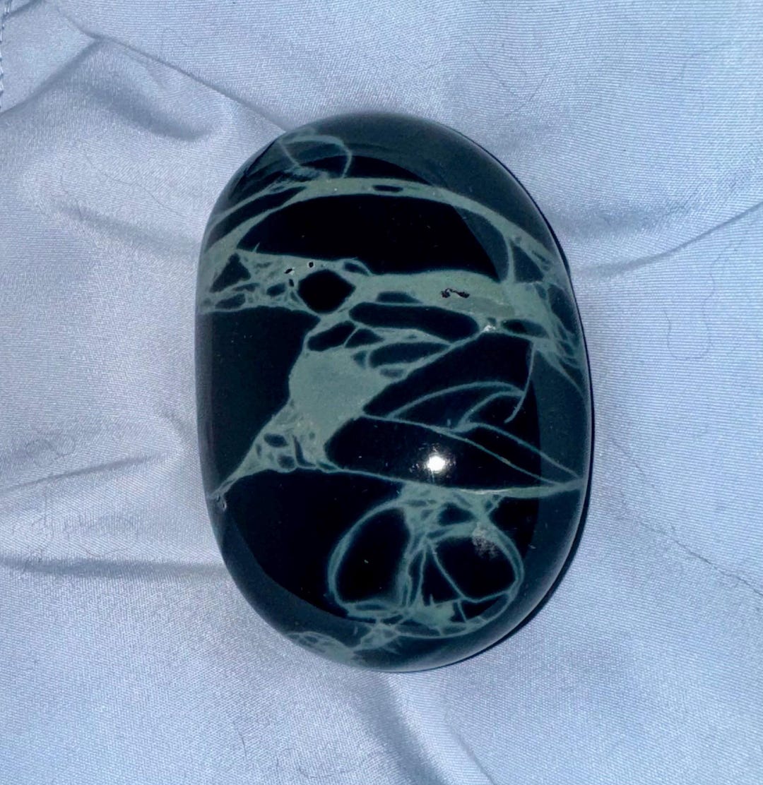 Spiderweb Obsidian: Large Tumbled Stone - Etsy