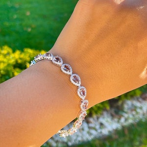 Zultanite Silver Women's Bracelet, Zultanite Gemstone Silver Bracelet ...