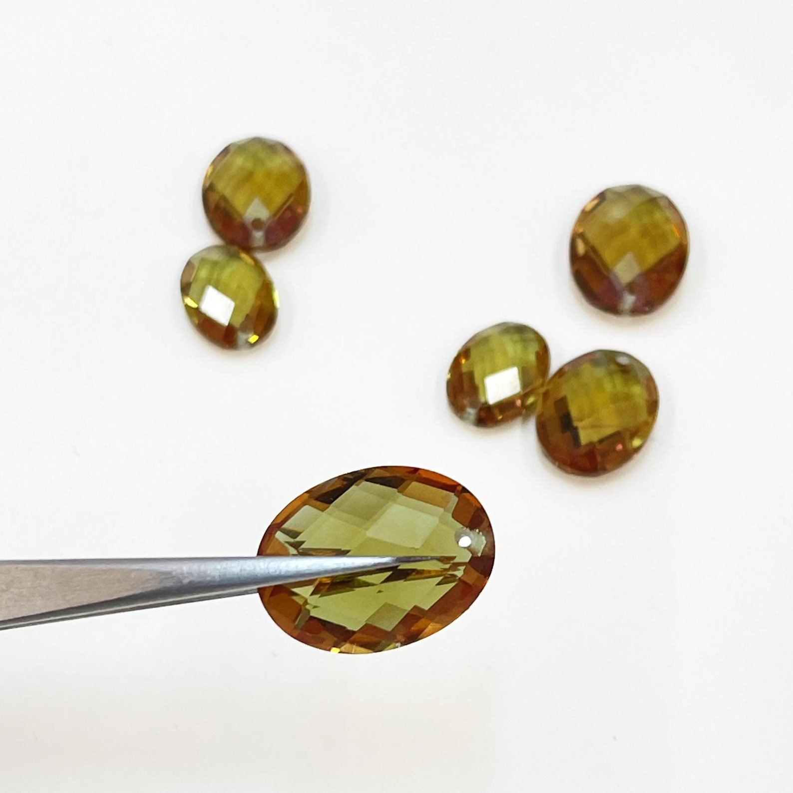 Perforated Zultanite Stone, Color Change Turkish Diaspore Gemstone ...