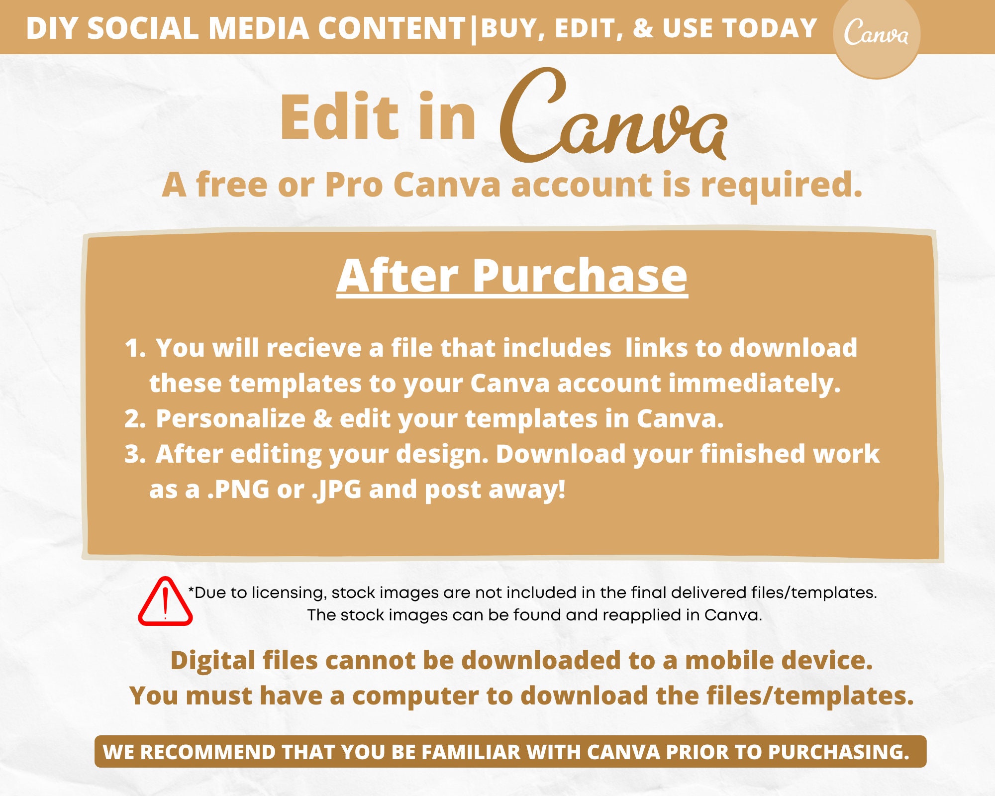 40 Social Media Content Templates DIY Canva Templates IG Posts Jewelry ...