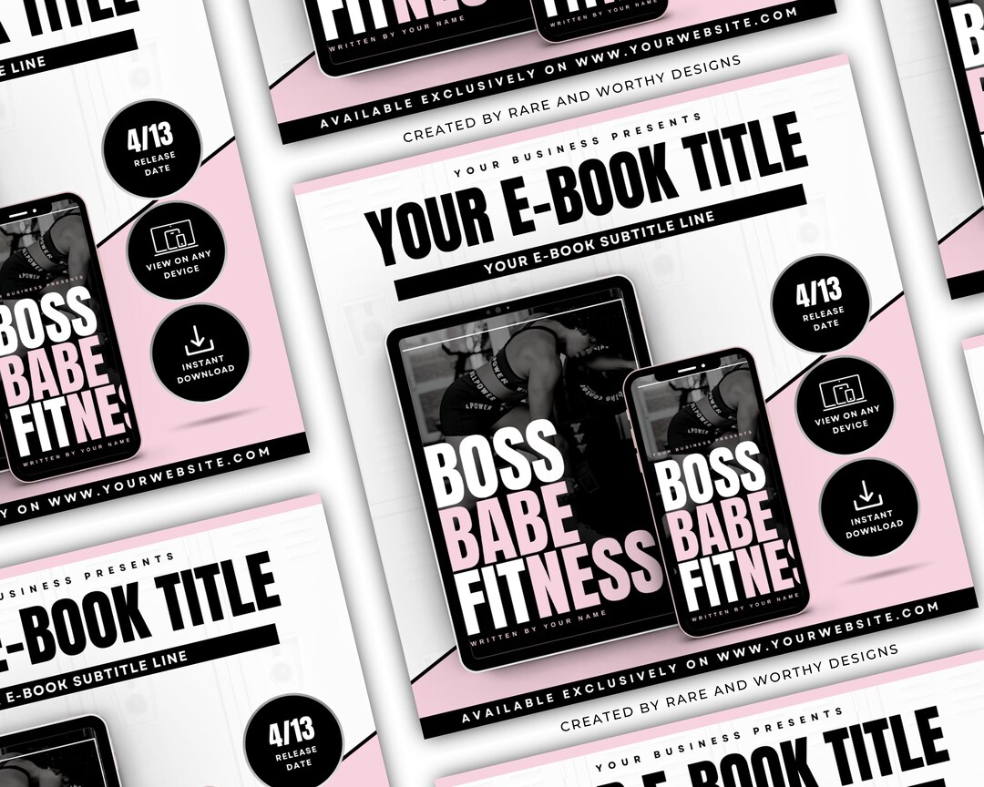 DIY E-book Flyer | Canva Template | Editable Canva Flyer | Book Flyer ...