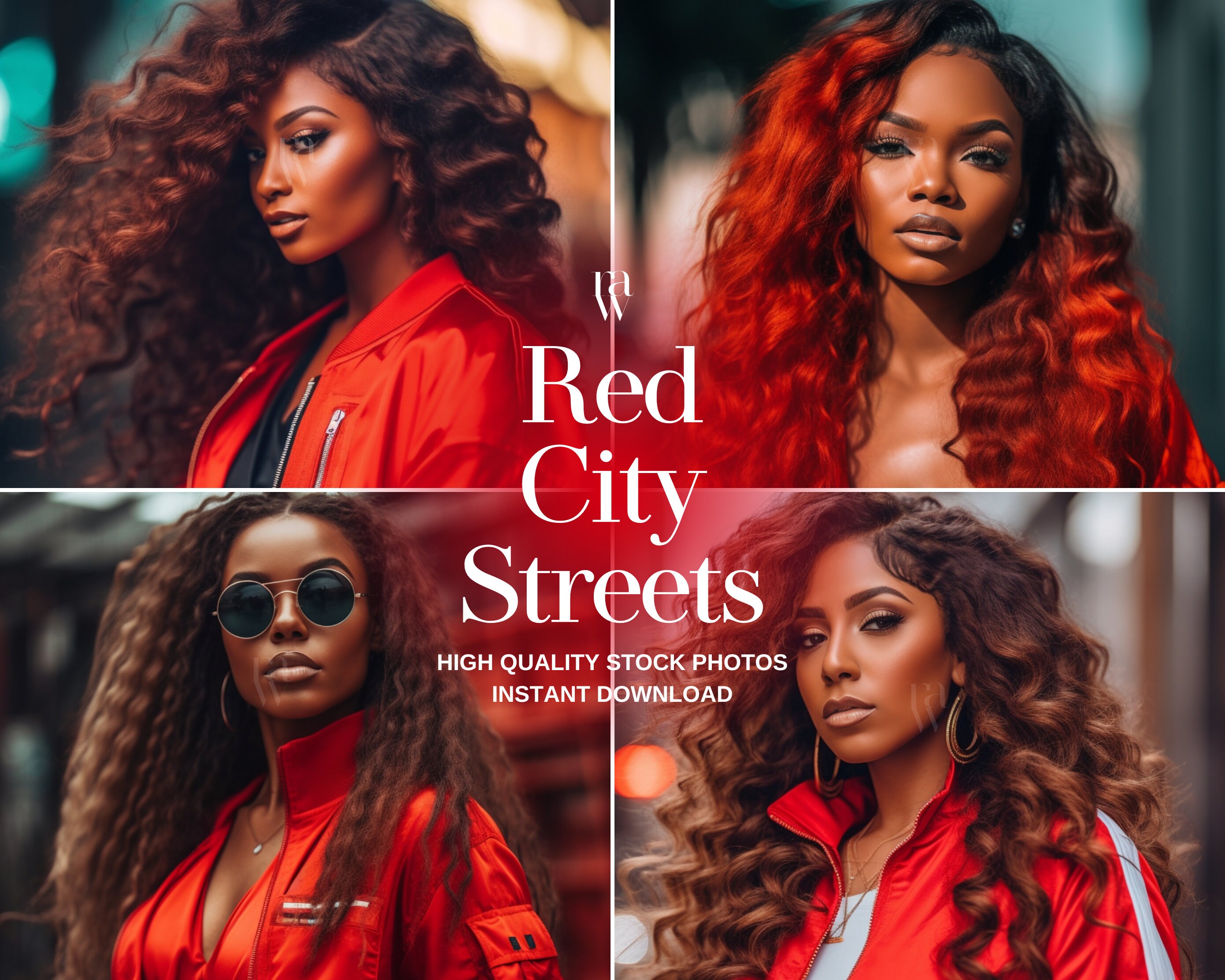 Beauty Stock Photo Bundle IG Models Big Hair Photos - Etsy