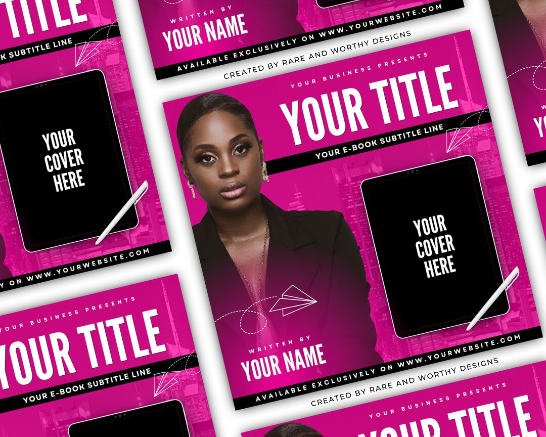 DIY E-book Flyer | Canva Template | Editable Canva Flyer | Book Flyer ...