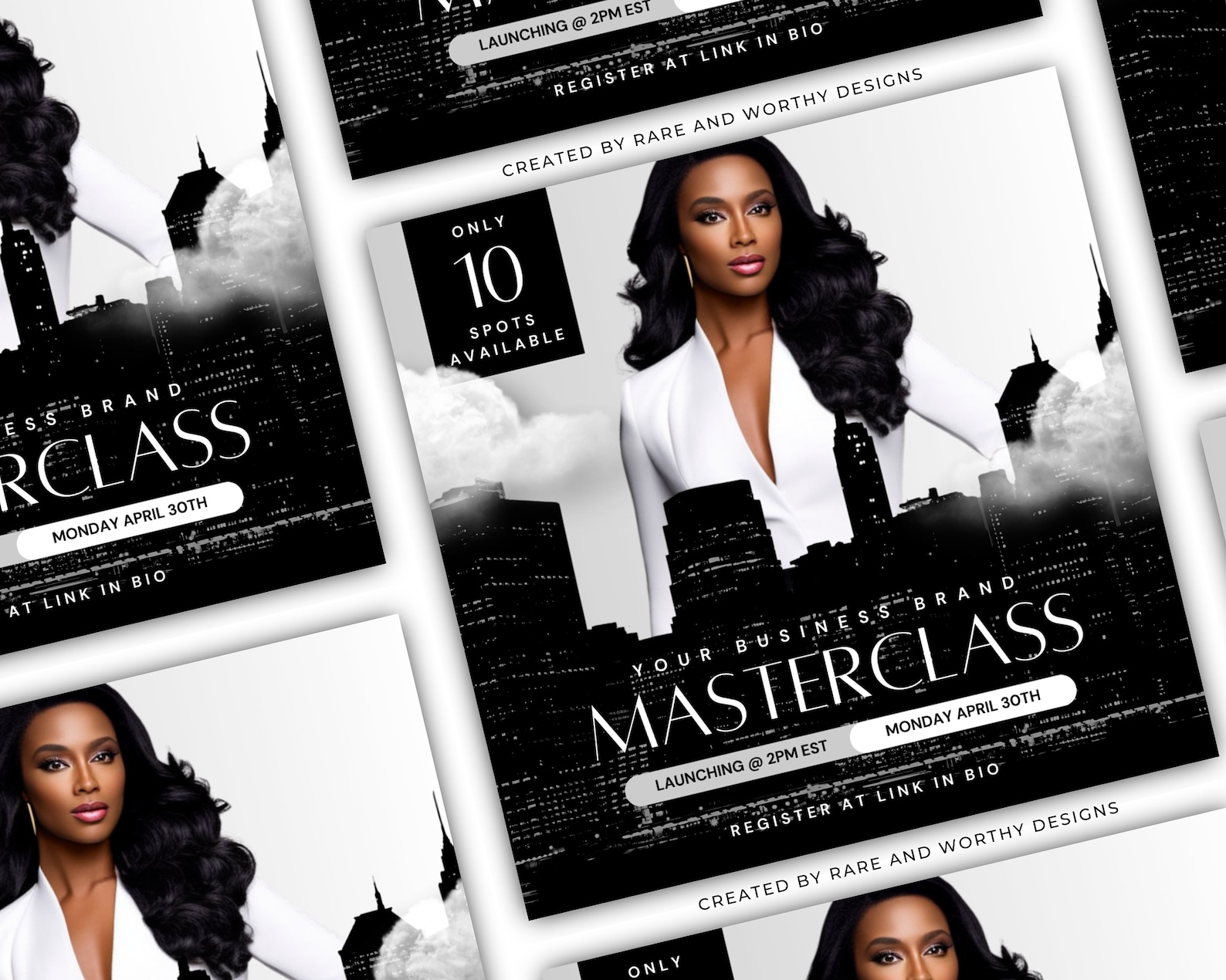 Editable Masterclass Flyer: DIY Canva Template (digital Download) - Etsy
