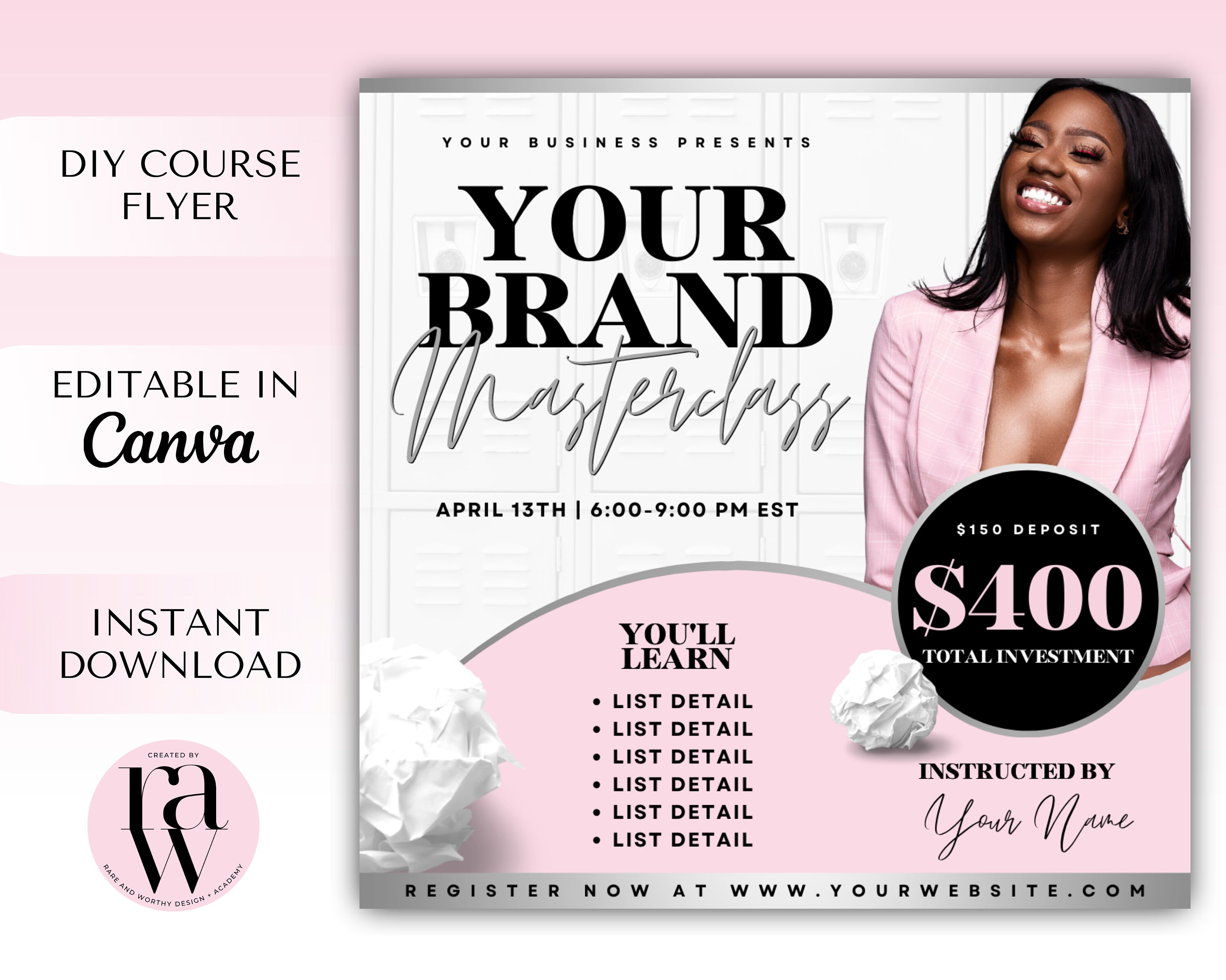 101 Class Flyers - Etsy