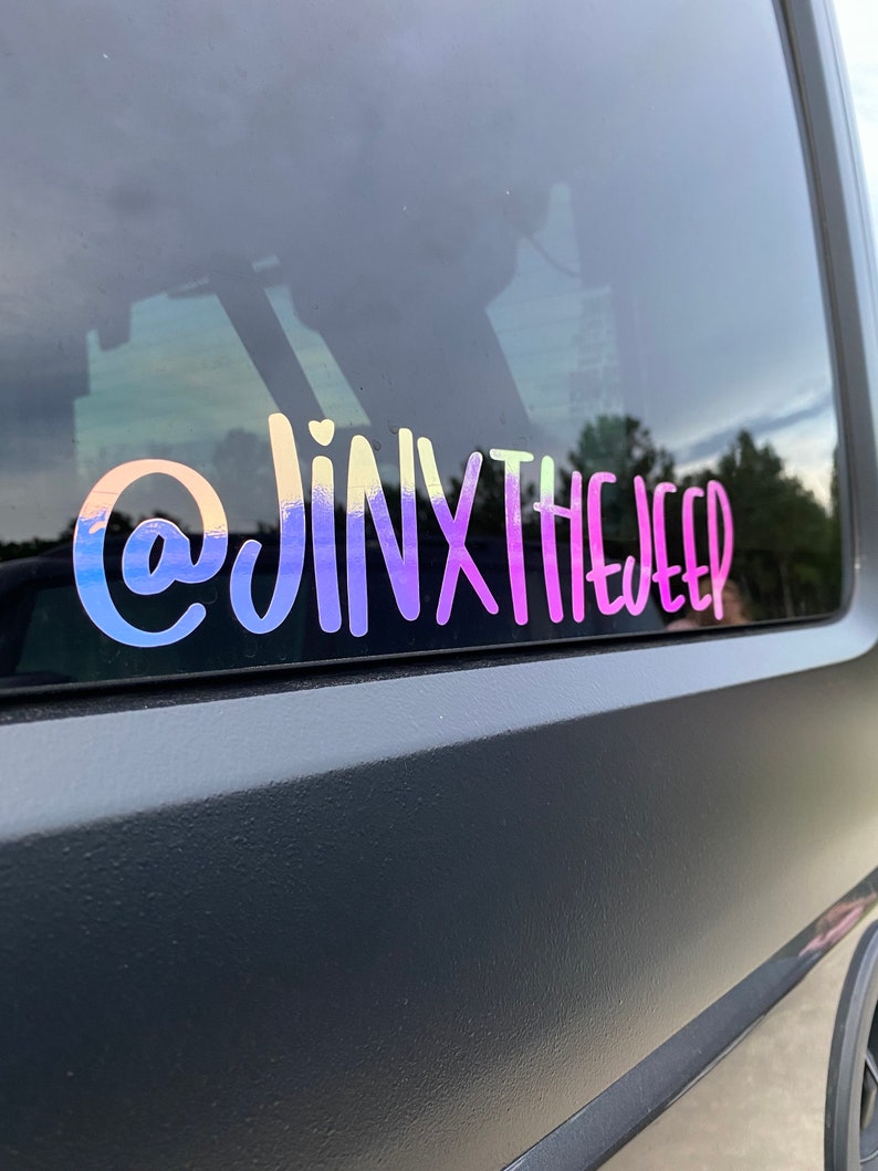 Custom Vinyl Car Stickers - Etsy