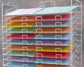 Scrapbook Paper Rack | Etsy