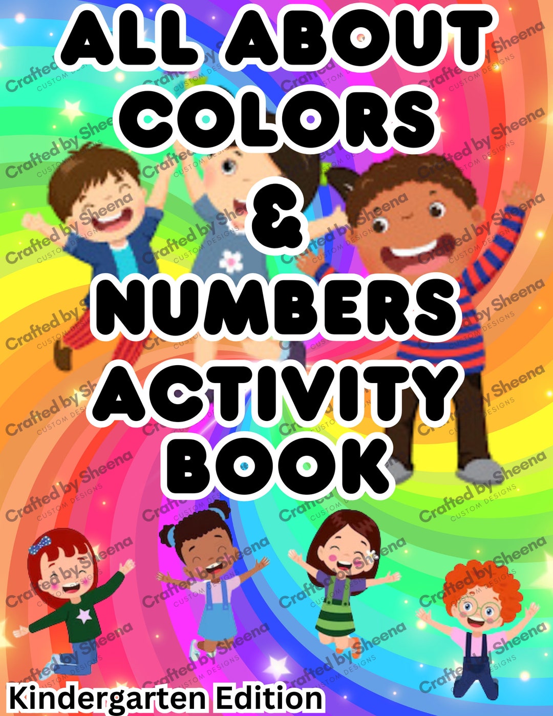 Colors and Numbers Activity Book - Etsy