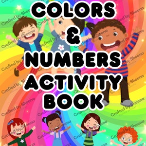 Colors and Numbers Activity Book - Etsy