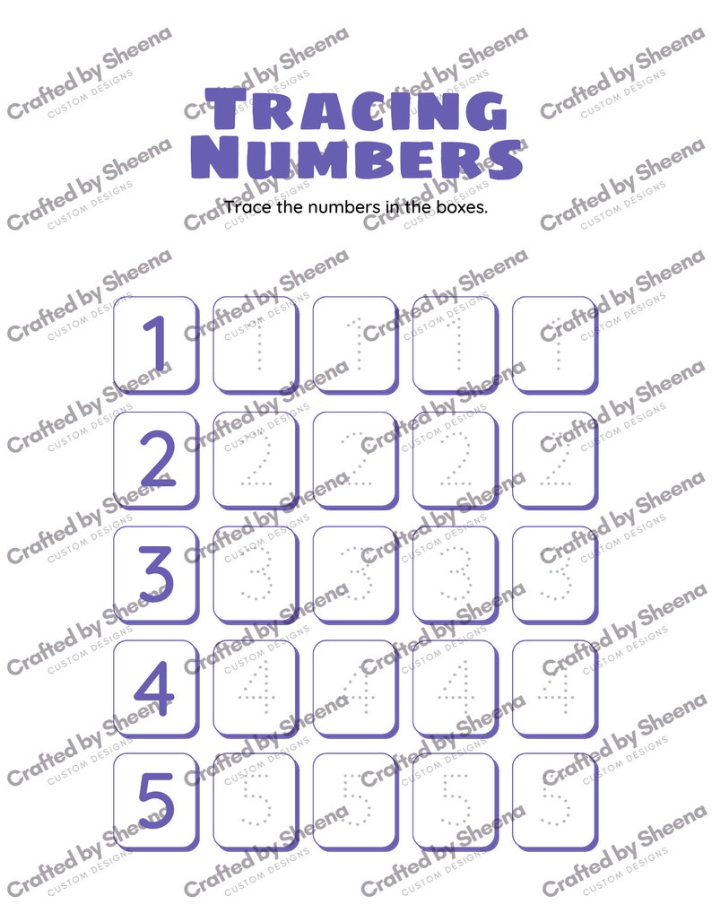 Colors and Numbers Activity Book - Etsy