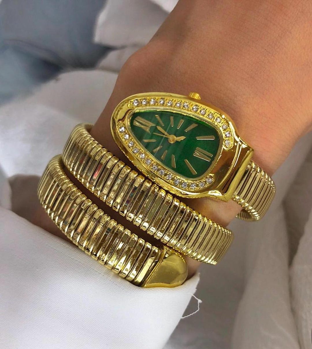 Luxury Snake Wristwatch, Snake Watch, Women Watches, Snake Watch, Gifts ...