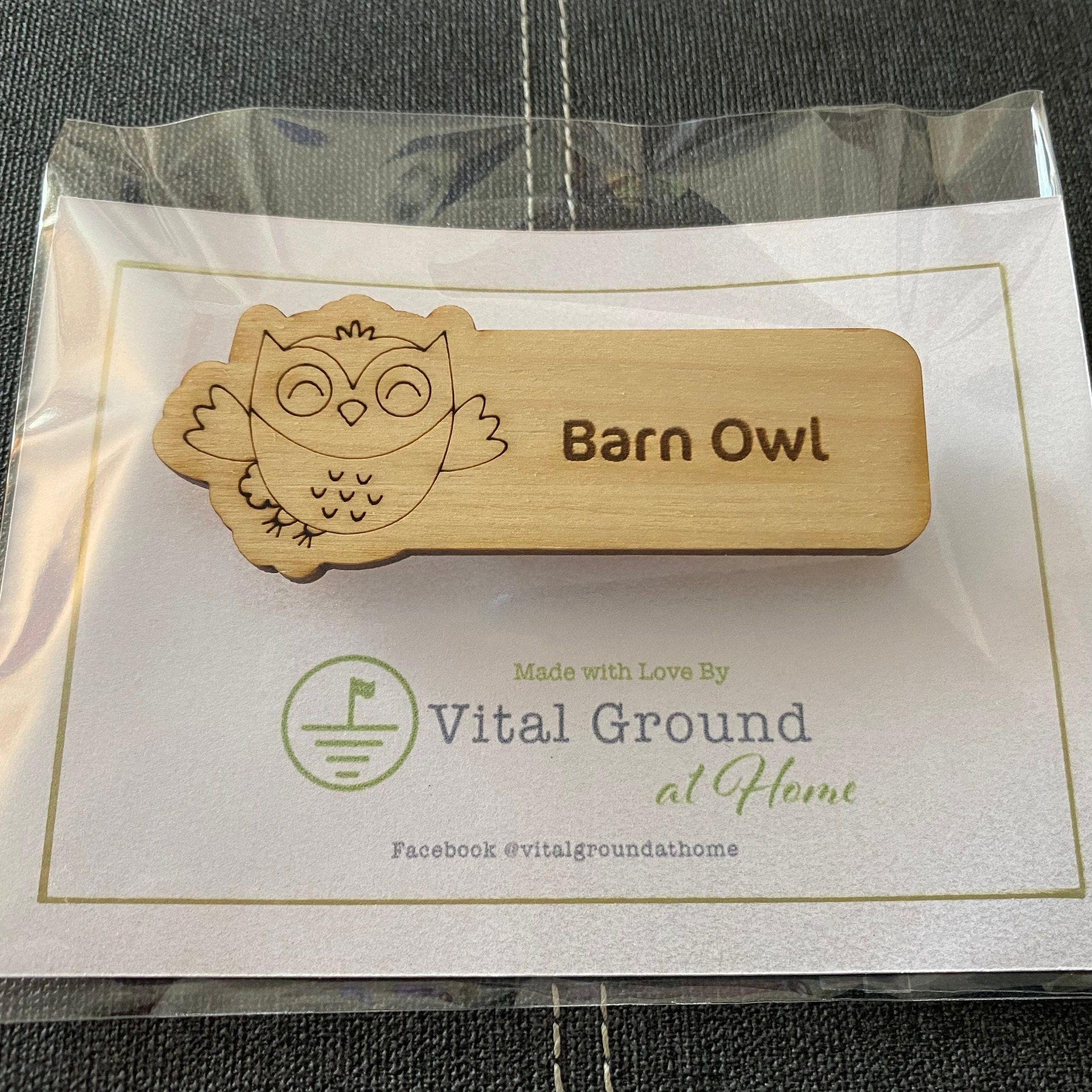 Personalised Brownie Guide Leader Owl Name Badge - Etsy UK