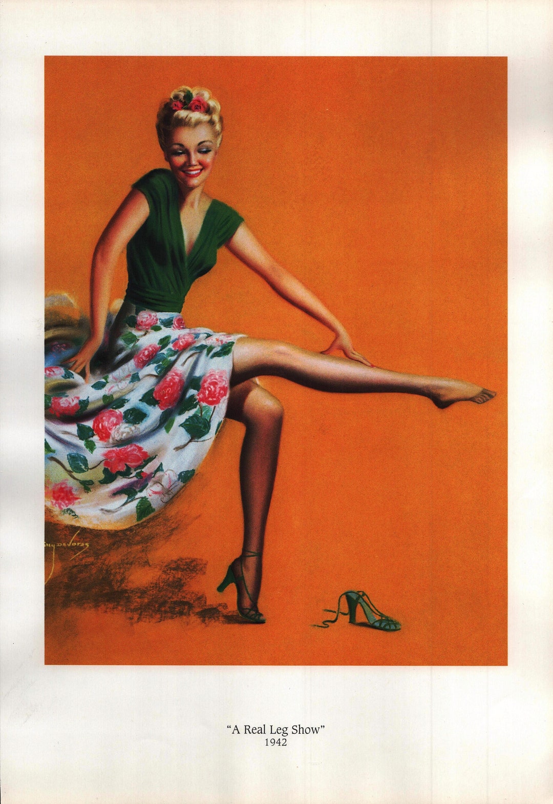 Billy Devorss Created This Long Legged Blonde "a Real Leg Show" in 1942 ...
