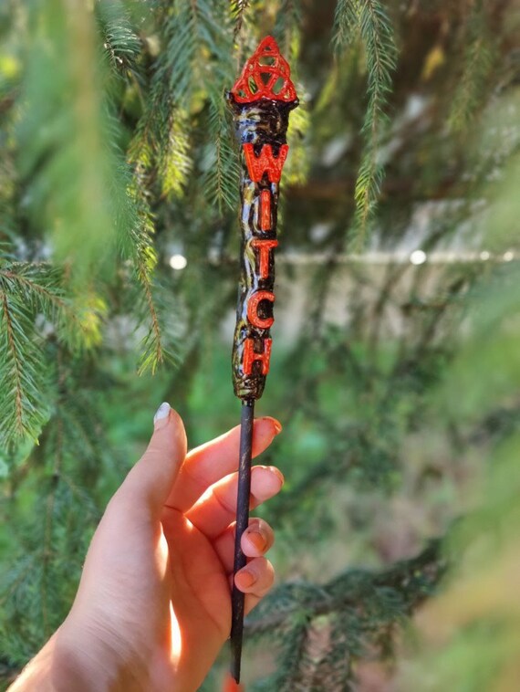 Magic Wand Personalized Witch Wand - Etsy