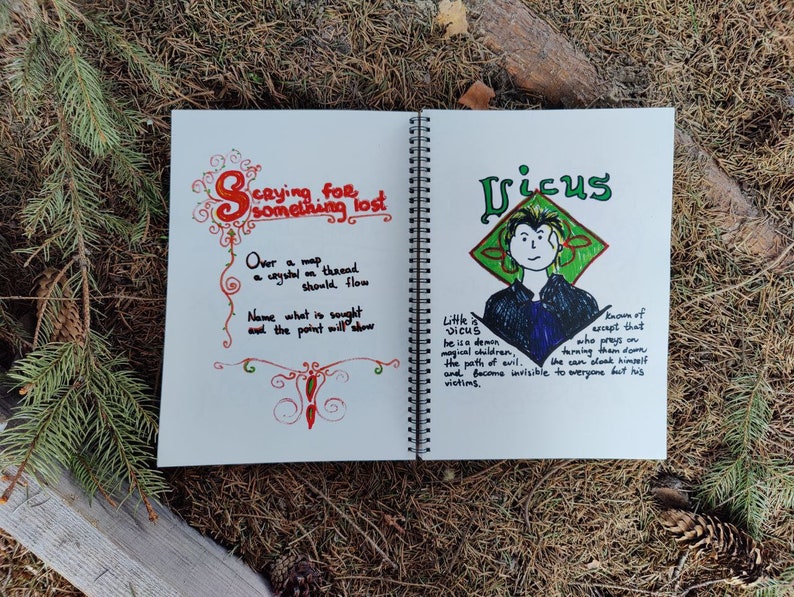 The Book of Shadows Charmed Brain Drain BOS - Etsy