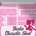 DND Barbie Themed Character Sheet - PDF Printable File - Digital ...