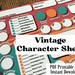 DND Dyslexia Character Sheet PDF Printable File Digital Download - Etsy