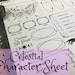 DND Celestial Character Sheet PDF Printable and Editable - Etsy