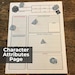 DND Dyslexia Character Sheet - PDF Printable File - Digital Download - Etsy