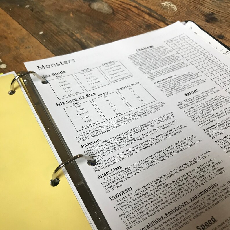 DND Monster Guide - for New Players (or the Easily Confused) - PDF ...