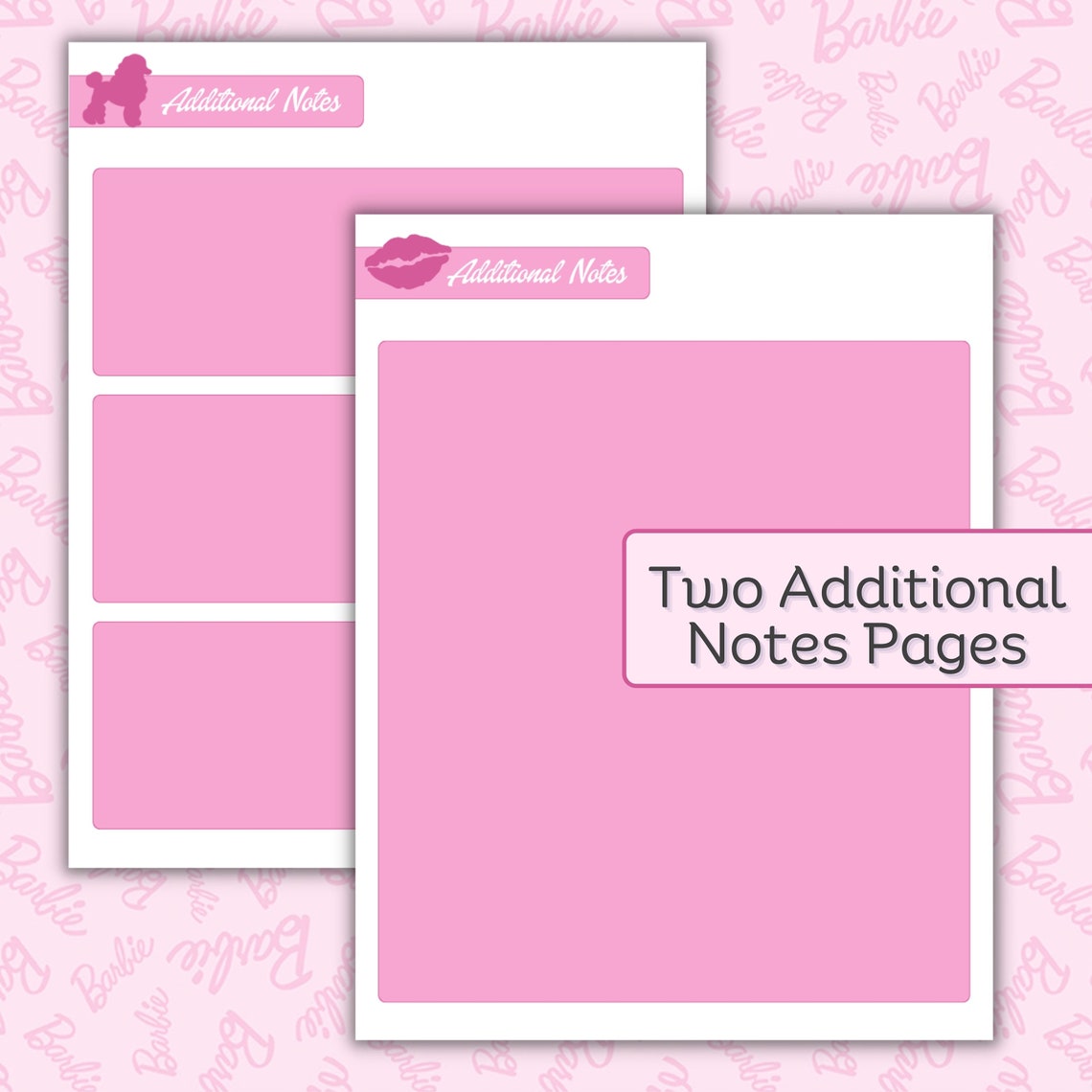 DND Barbie Themed Character Sheet - PDF Printable File - Digital ...