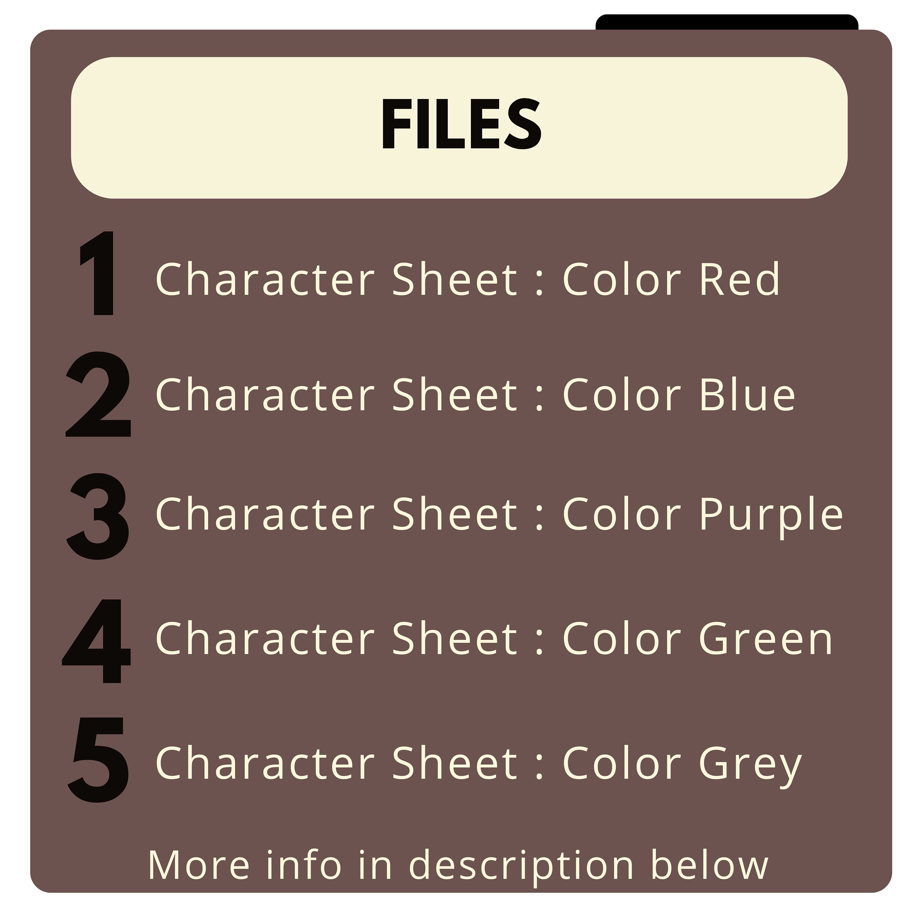5 DND Character Sheets - More Aesthetic Design - 5 for 1 Deal Multiple ...