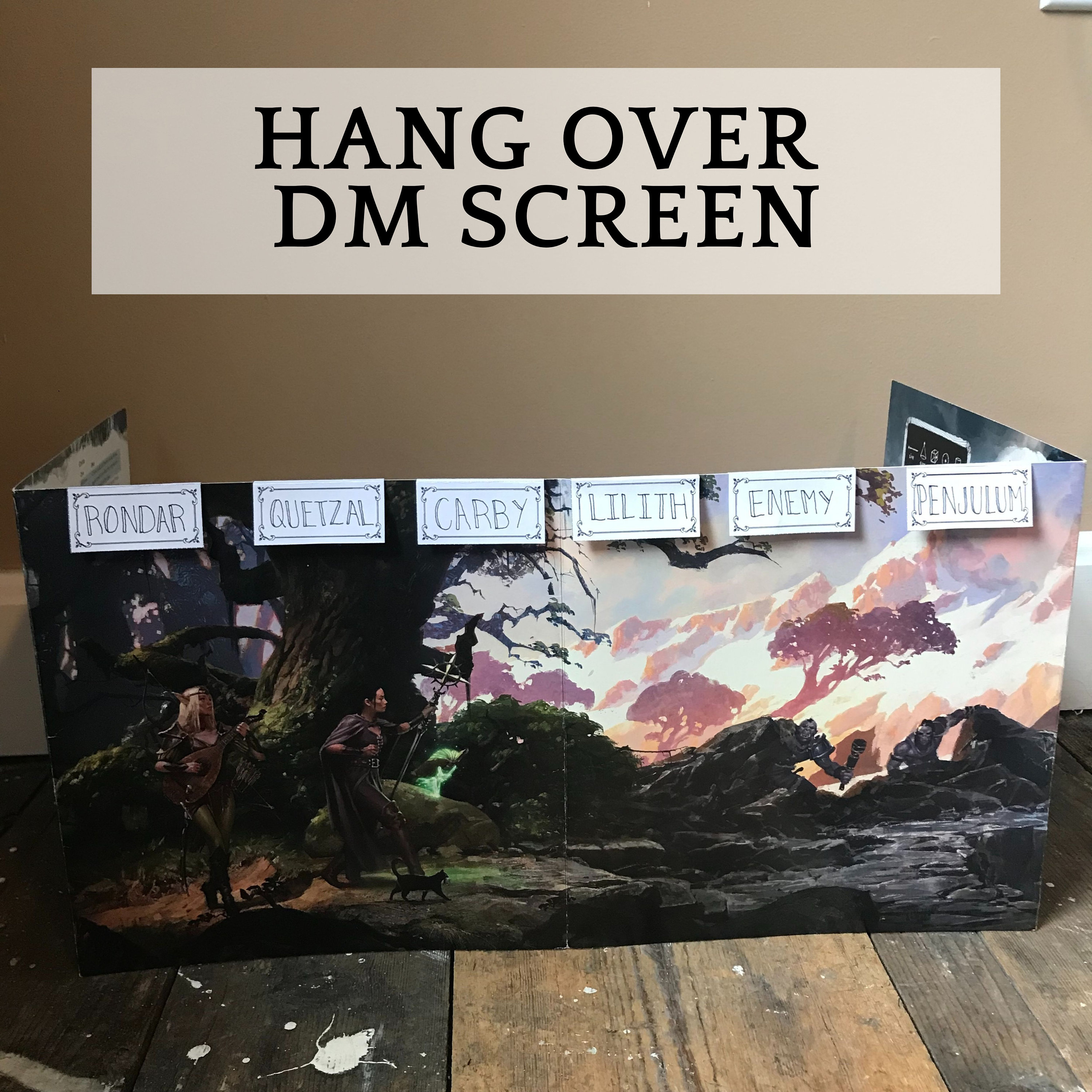 DND Initiative Tags; Combat Order Guide - PDF File Printable : DM ...