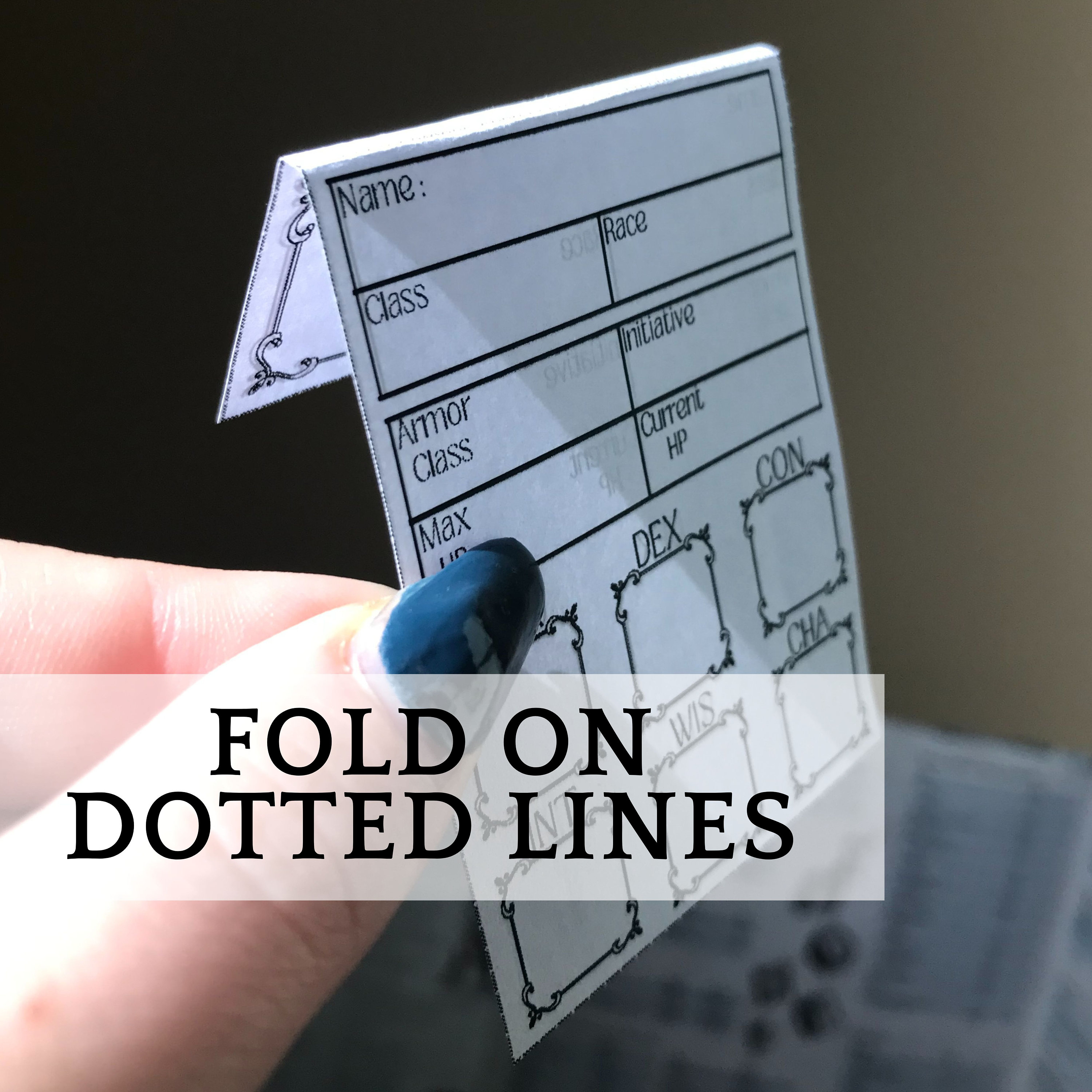 DND Initiative Tags; Combat Order Guide - PDF File Printable : DM ...