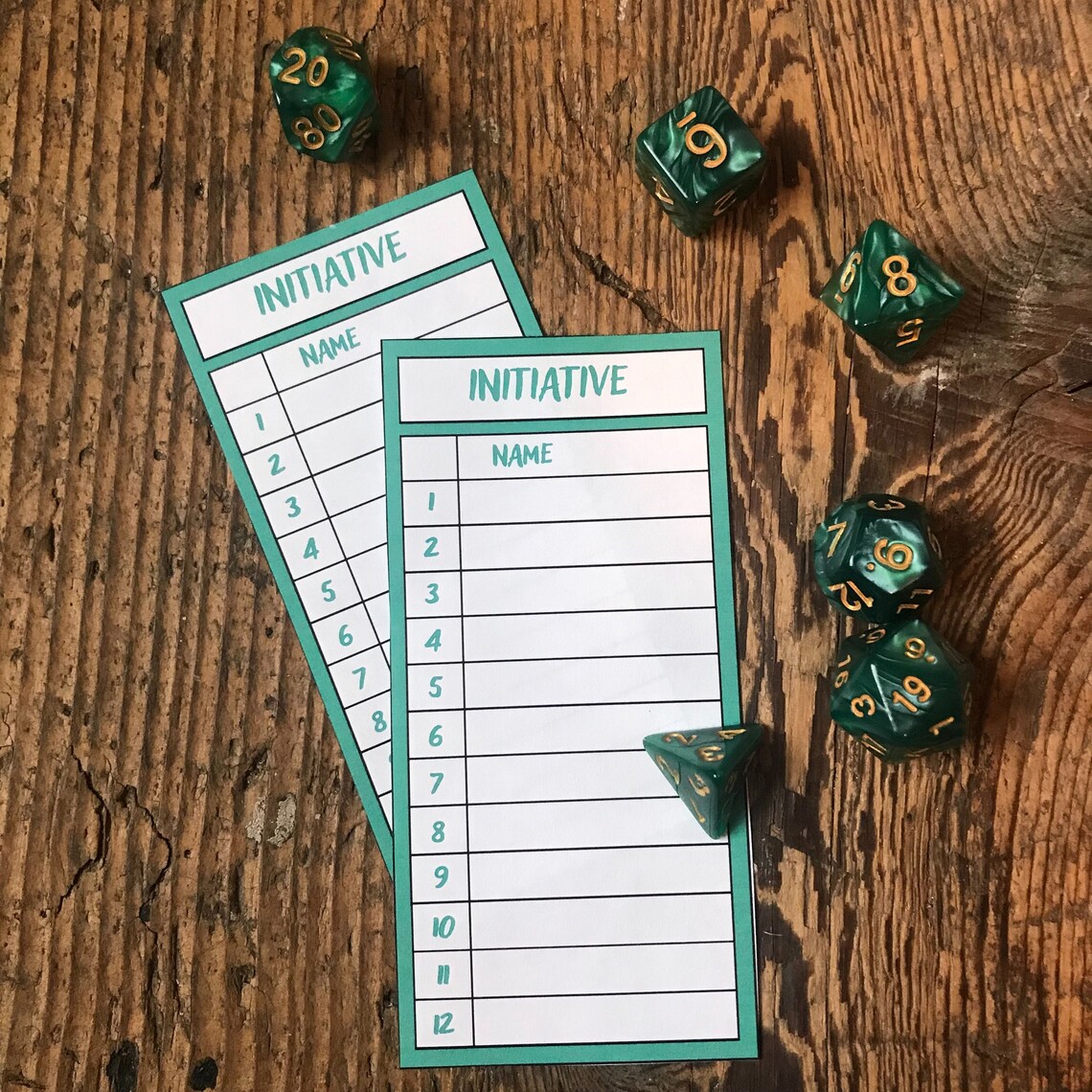 DND Initiative Cards DM Binder Must-have : PDF Printable - Etsy