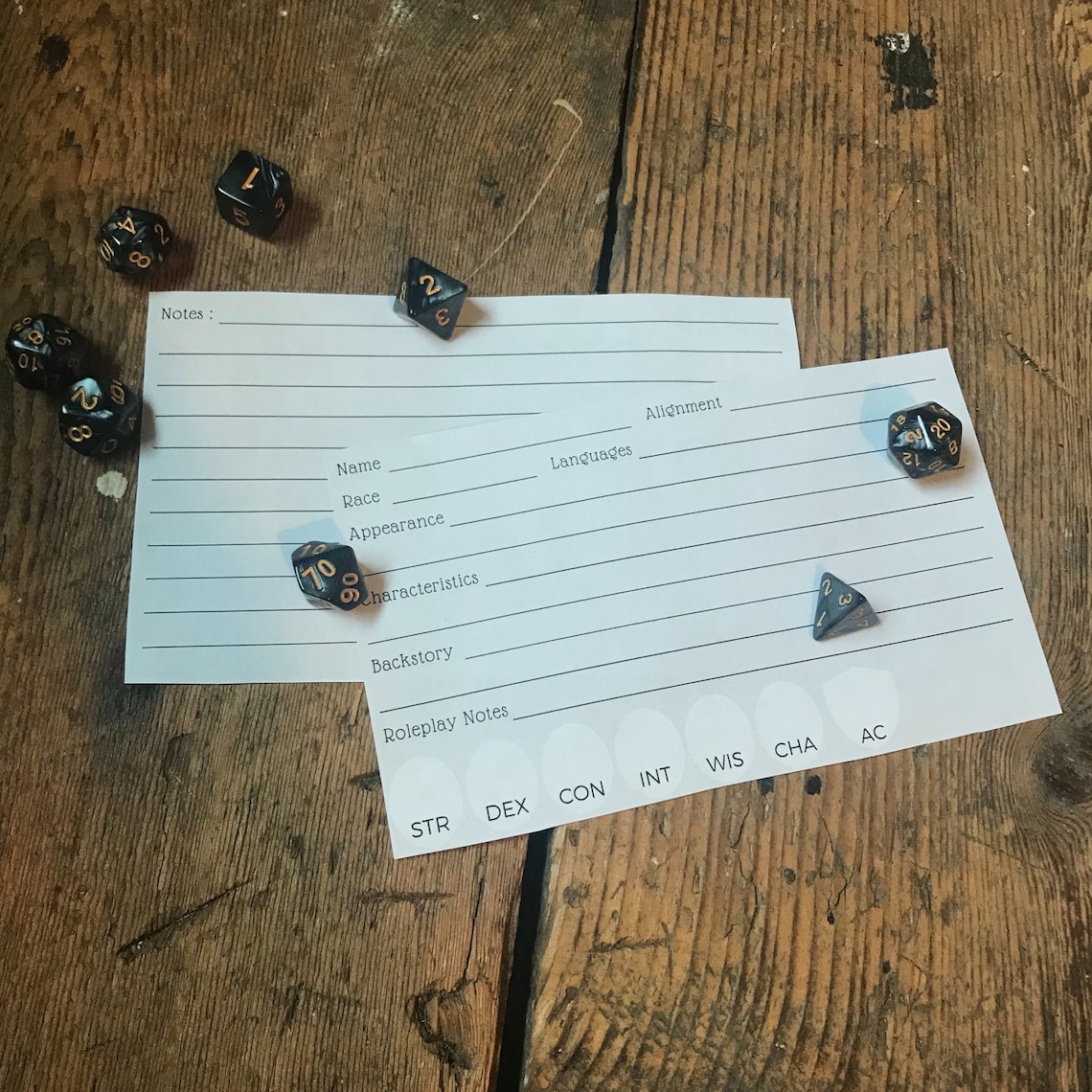 NPC Tracker for DND Campaign / Note Taker : DM Binder Must-have - Pdf ...
