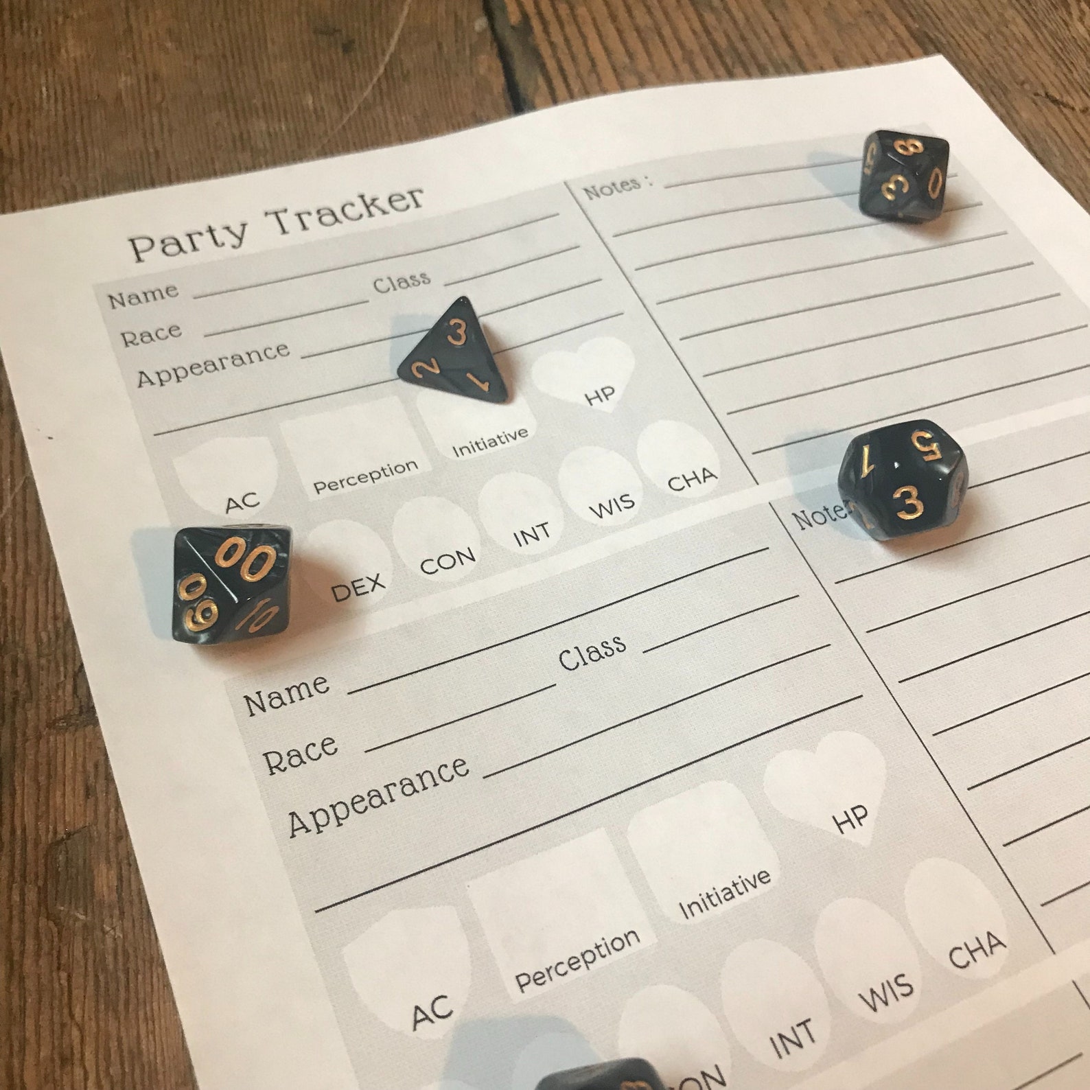 DND Party Tracker - Keep Notes on Your Pcs : DM Binder Must Have ...